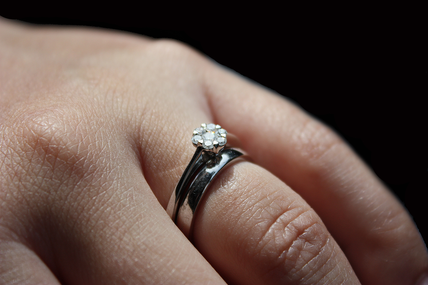 Ako vybrať zásnubný prsteň? - Biele zlato